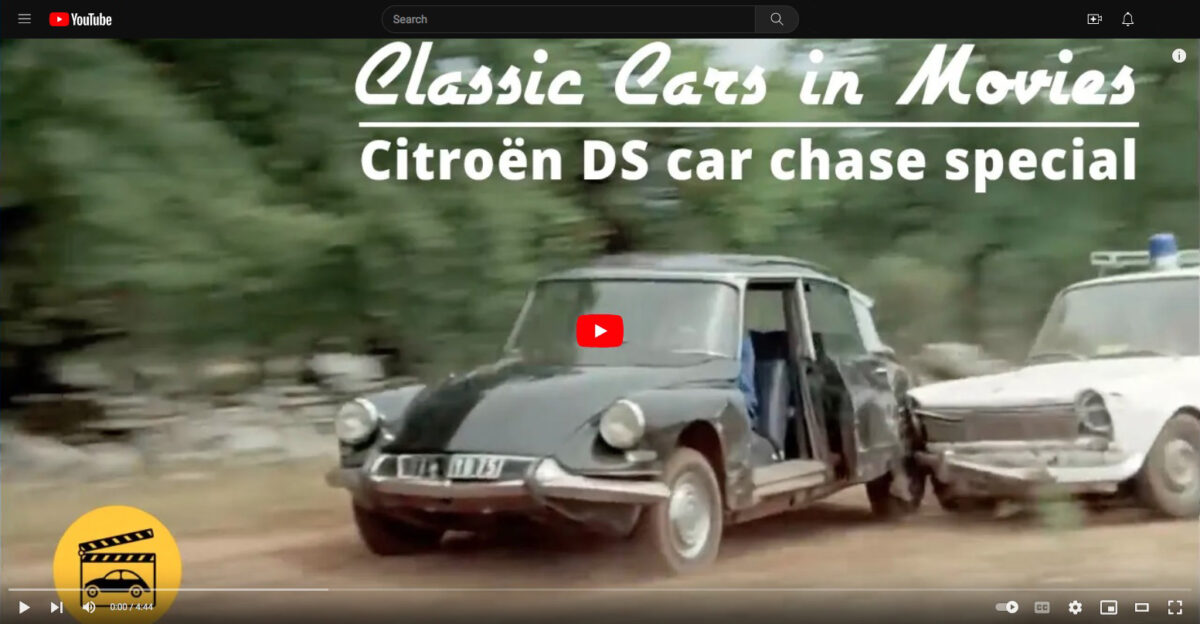 Citroën DS vs The Black Panther Ferrari Police Car - Citroënvie!